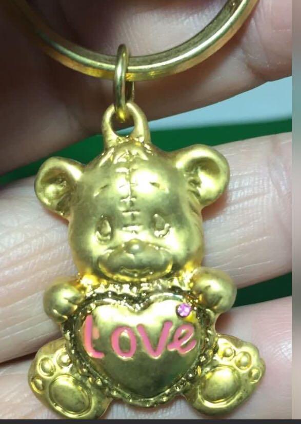 Vintage 1997 Precious Moments Brass Keychain 2.5cm unused, Hobbies ...