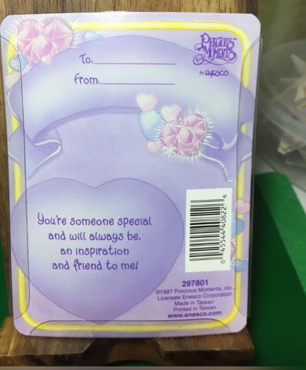 Vintage 1997 Precious Moments Brass Keychain 2.5cm unused, Hobbies ...