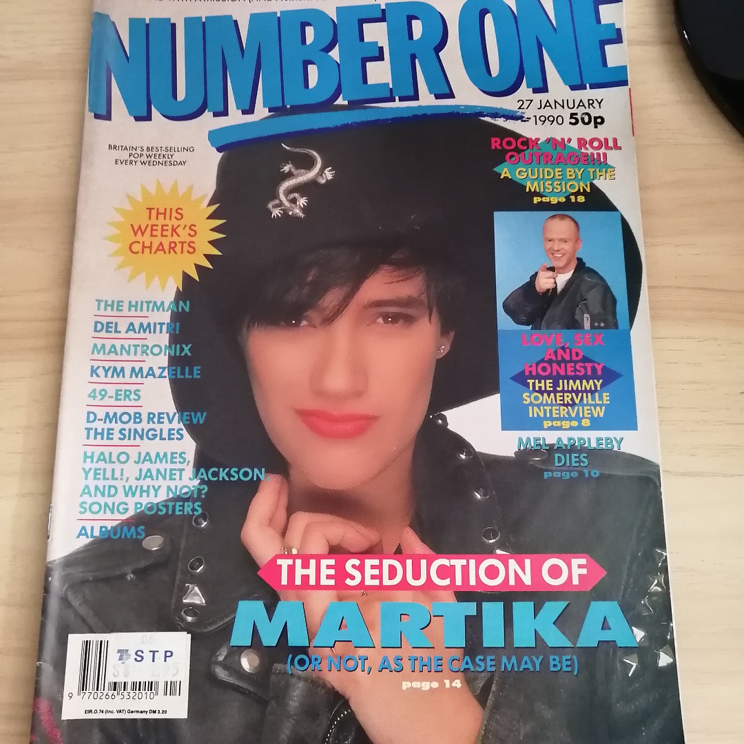 Vintage Number One UK Pop Music Magazine-Year 1990, Hobbies & Toys ...