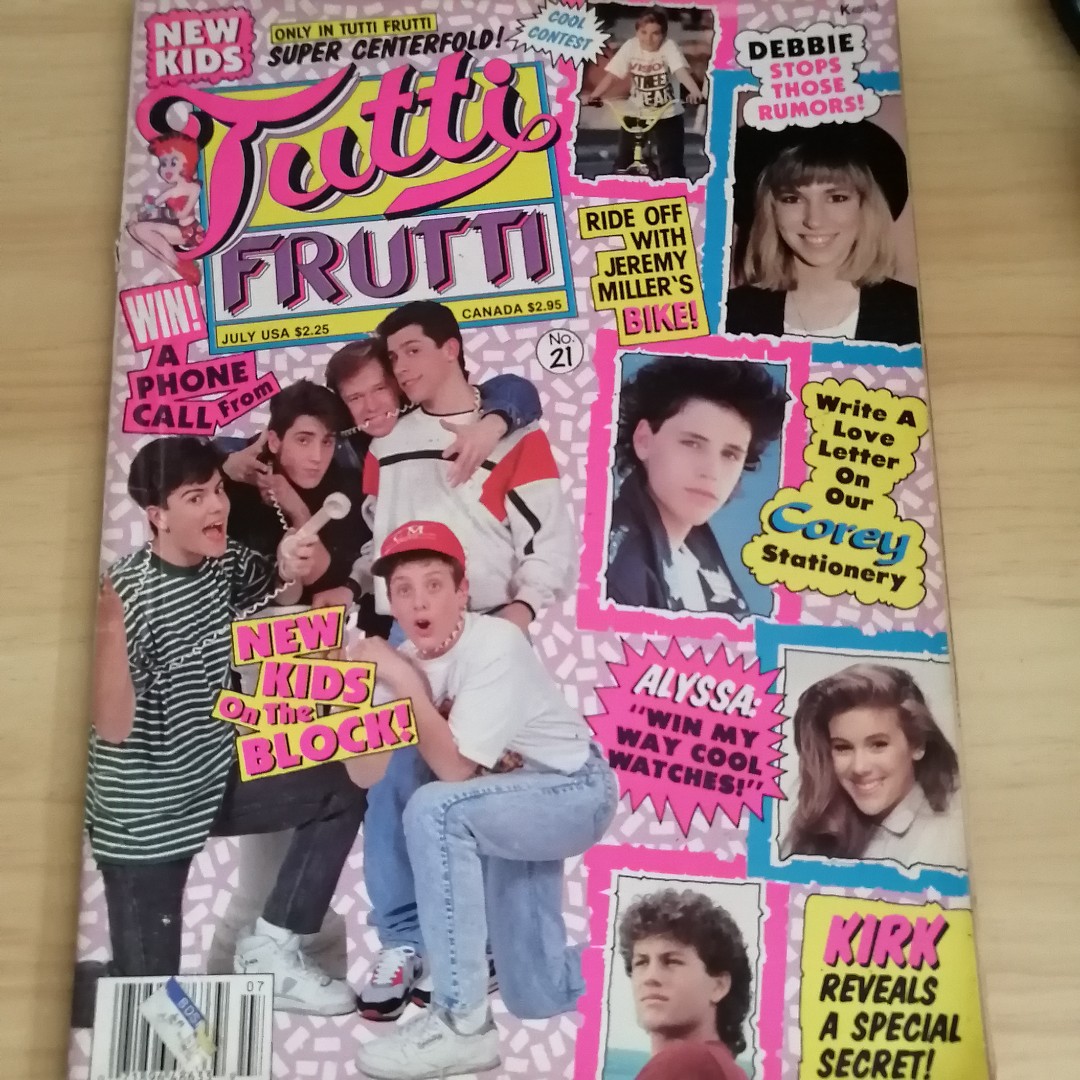 Vintage Tutti Frutti (US) Magazine, Hobbies & Toys, Books & Magazines ...