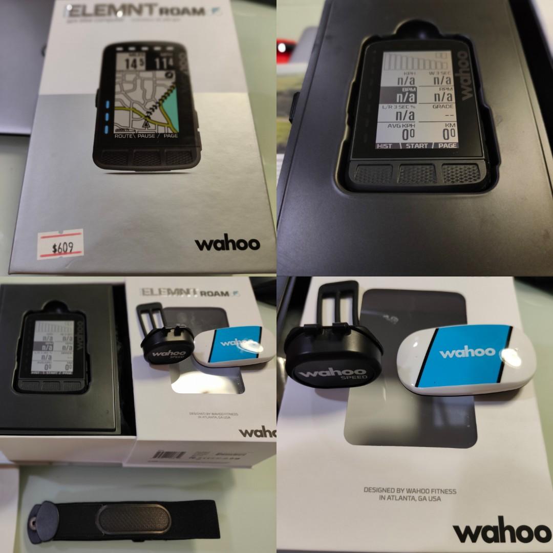 3in1 Wahoo roam + Speed sensor + Heart rate monitor package., Sports ...