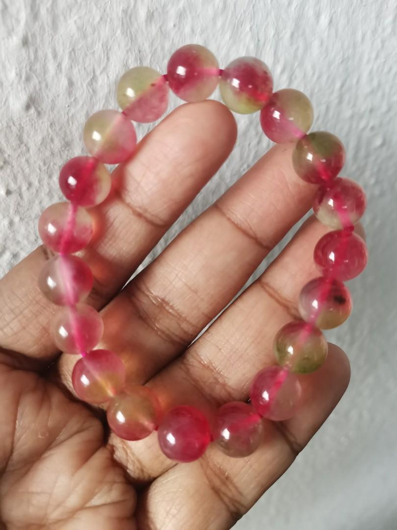 Watermelon agate, Women's Fashion, Jewelry & Organisers, Body Jewelry ...