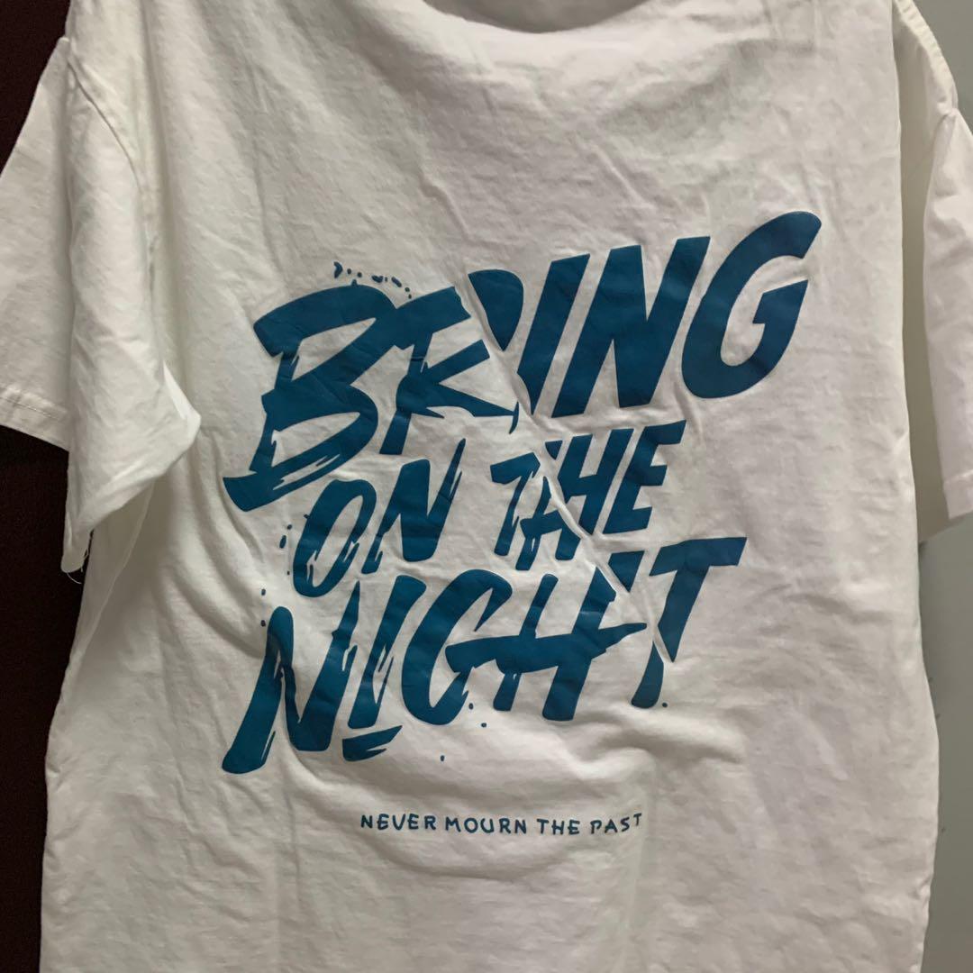 White Graphic Statement Shirt (Front & Back), Men's Fashion, Tops ...