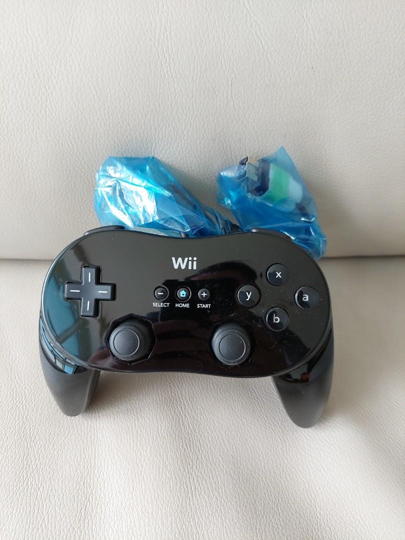 Wii controller (black and wired), Video Gaming, Video Game Consoles ...