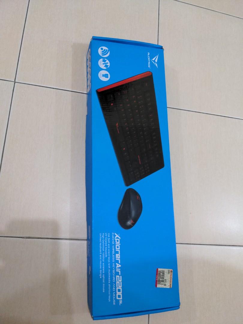 Xplorer Air 2200 wireless keyboard and mouse, Computers & Tech, Parts ...
