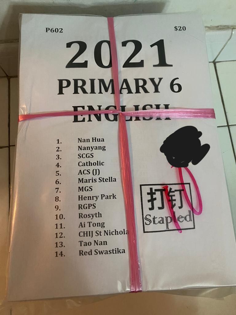 2021 Primary 6 Exam Papers from Top Schools, Hobbies & Toys, Books ...