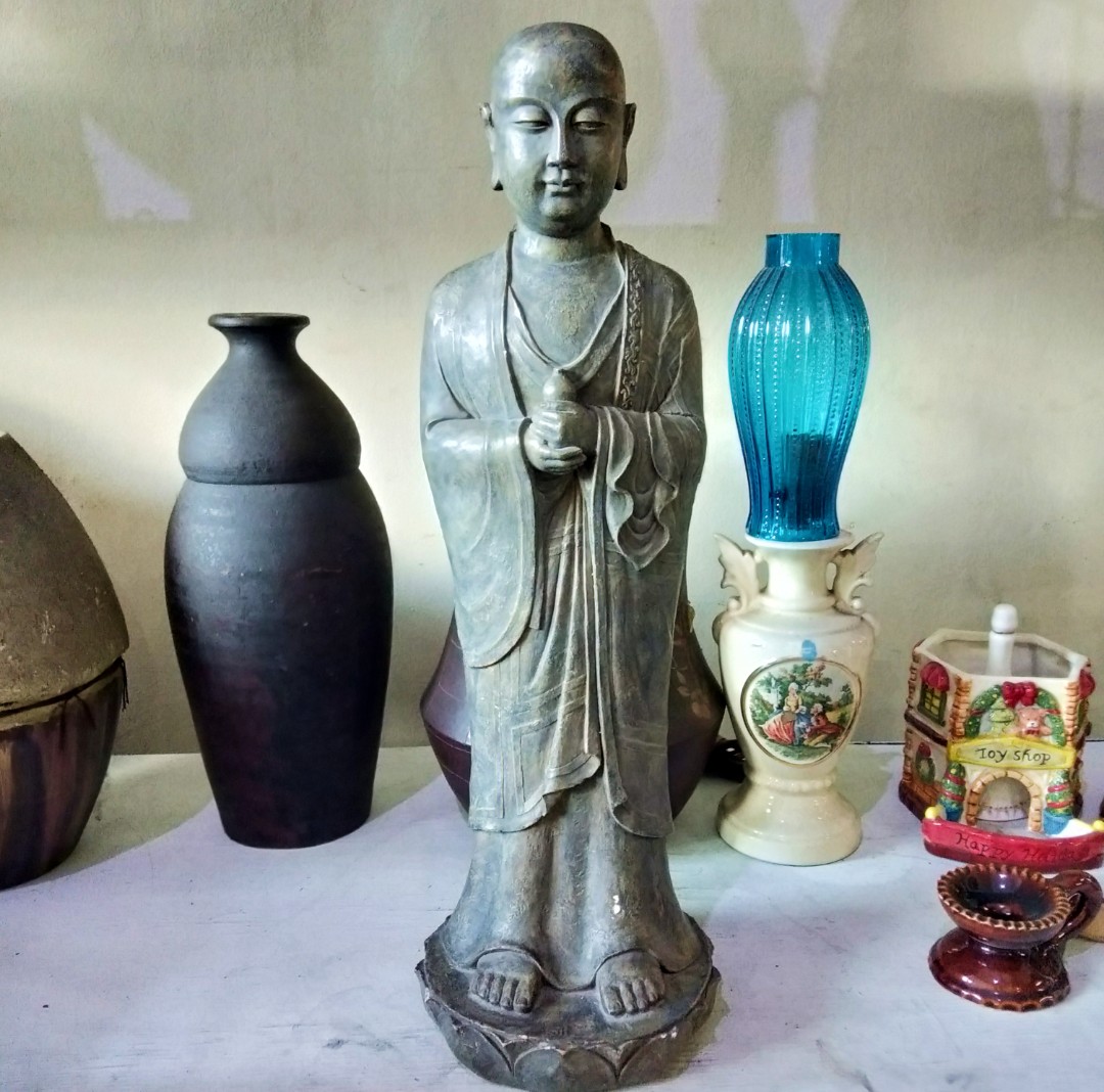 20 Inches Tall Original Monk Figure, Furniture & Home Living, Home ...