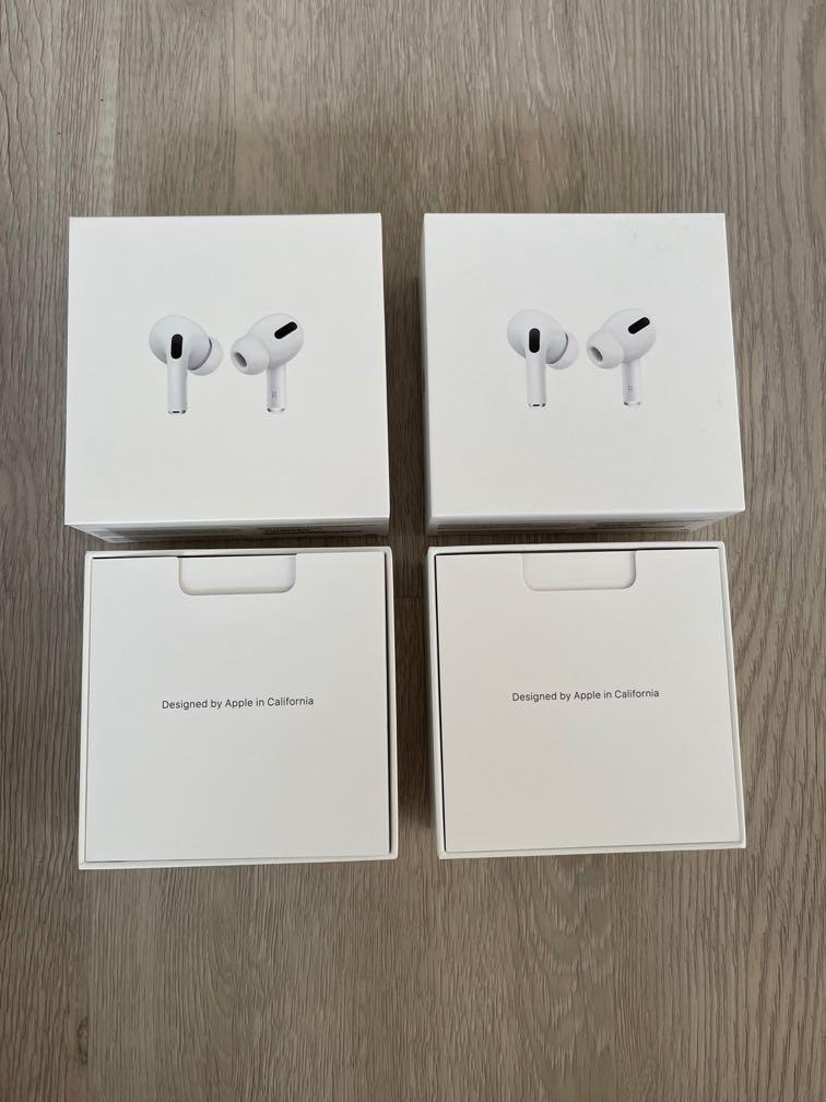 2 Airpod pro boxes, Audio, Earphones on Carousell