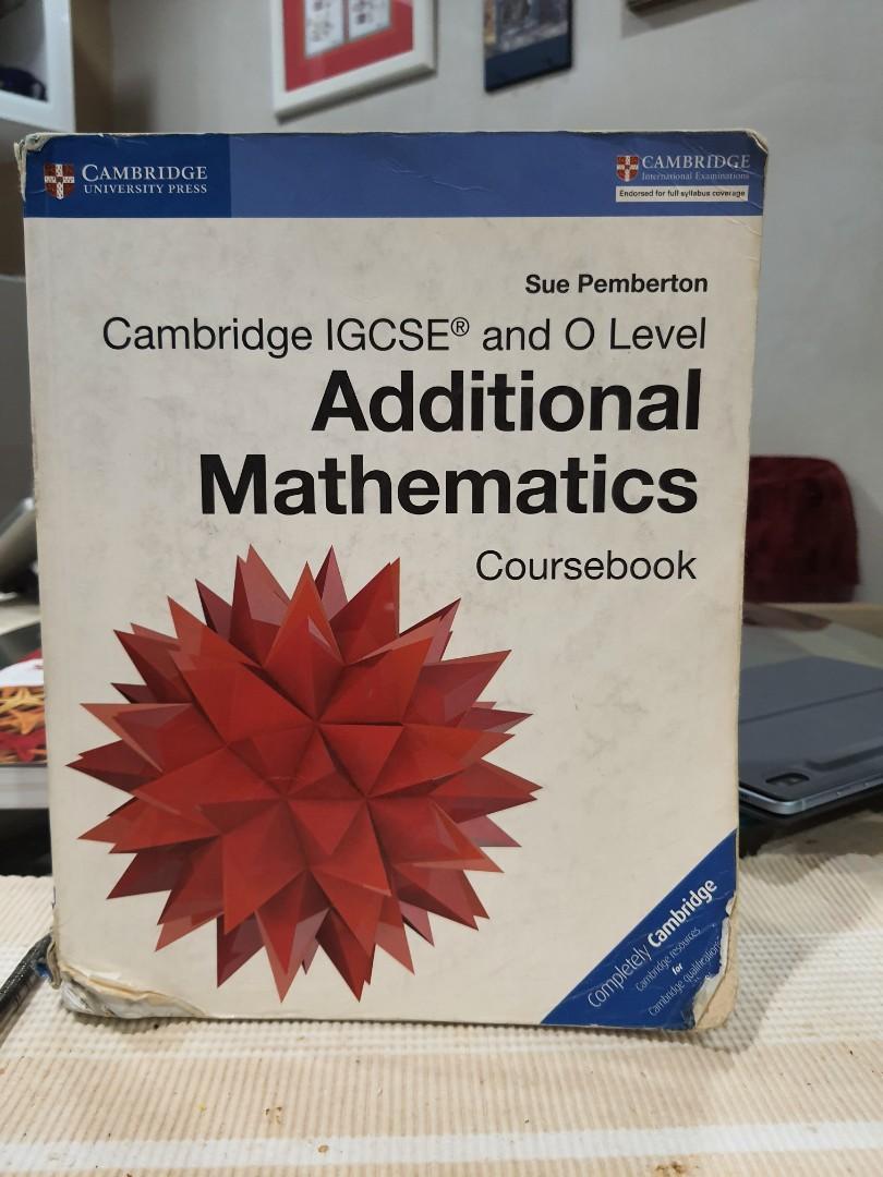 Additional Mathematics Cambridge IGCSE And O Level By Sue Pemberton