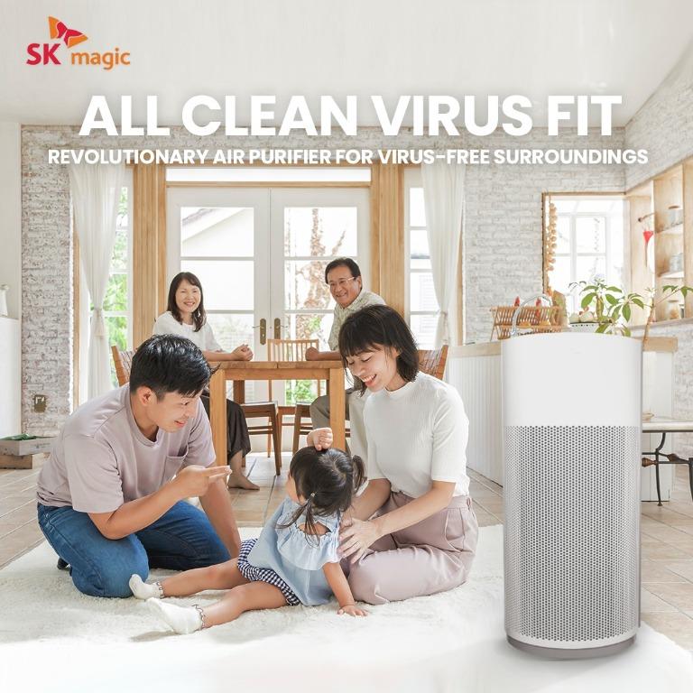 Air Purifier All Clean Virus Fit/SK Magic, Furniture & Home Living ...