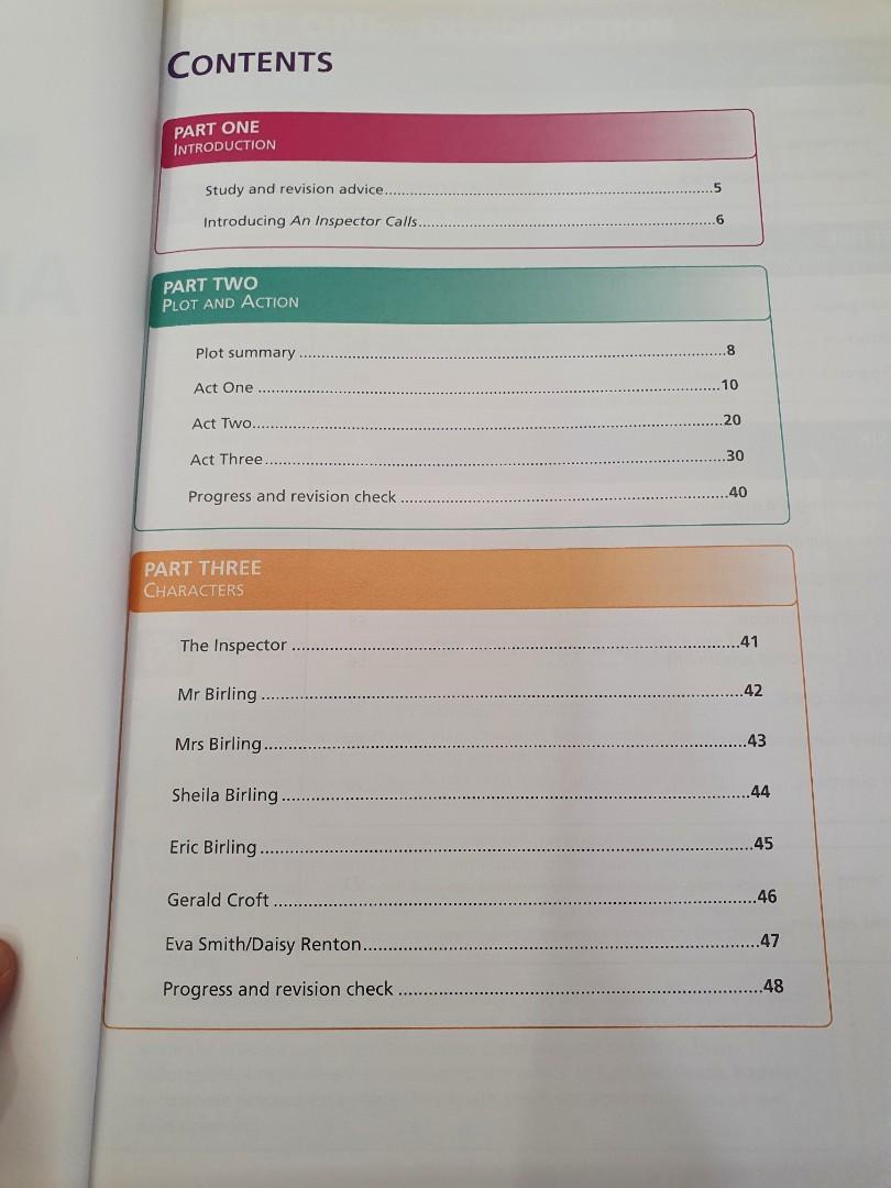 An Inspector Calls JB Priestley Literature Exam guides York Notes ...