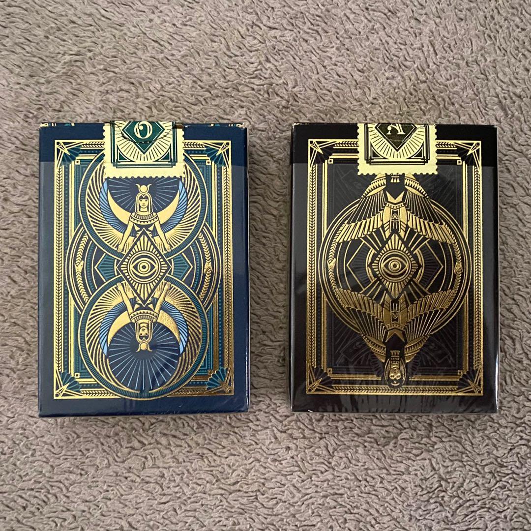 Osiris & Anubis Luxury Playing Cards Set (Out Of Print), Hobbies & Toys ...