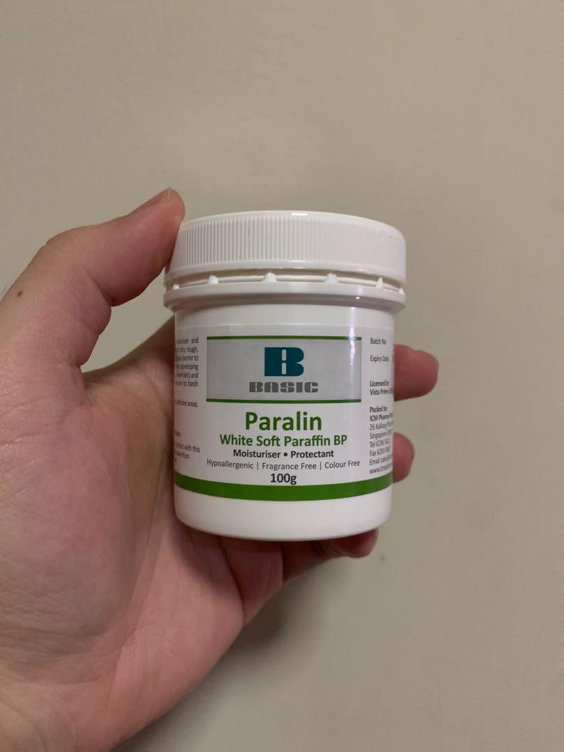 Basic Paralin 100g white soft paralin BP moisturiser, Beauty & Personal ...