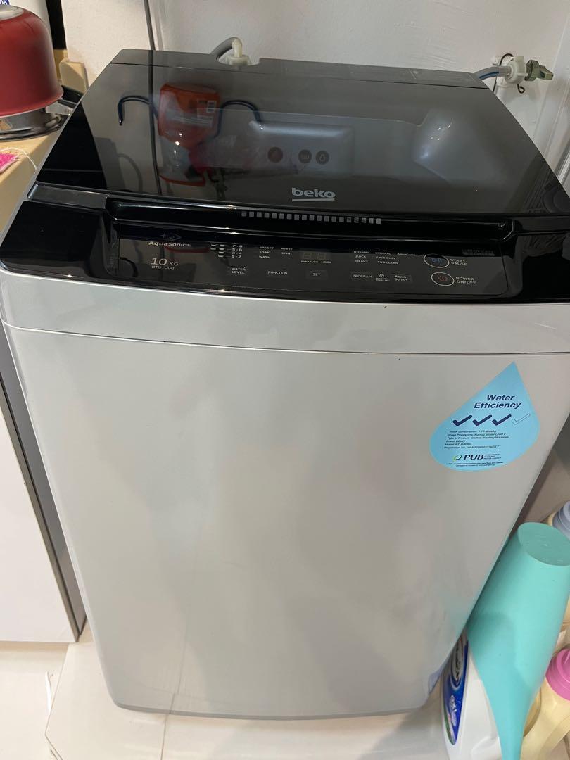 BEKO Washing Machine 10kgs (used 1 years only), TV & Home Appliances ...