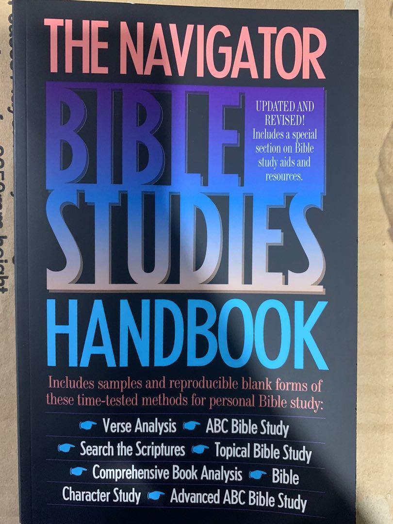 Bible studies handbook (The Navigator), Hobbies & Toys, Books ...
