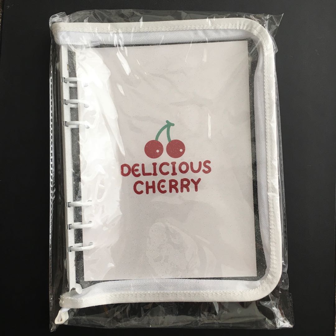 [binder] sealed zipper pvc binder - white, Hobbies & Toys, Memorabilia ...