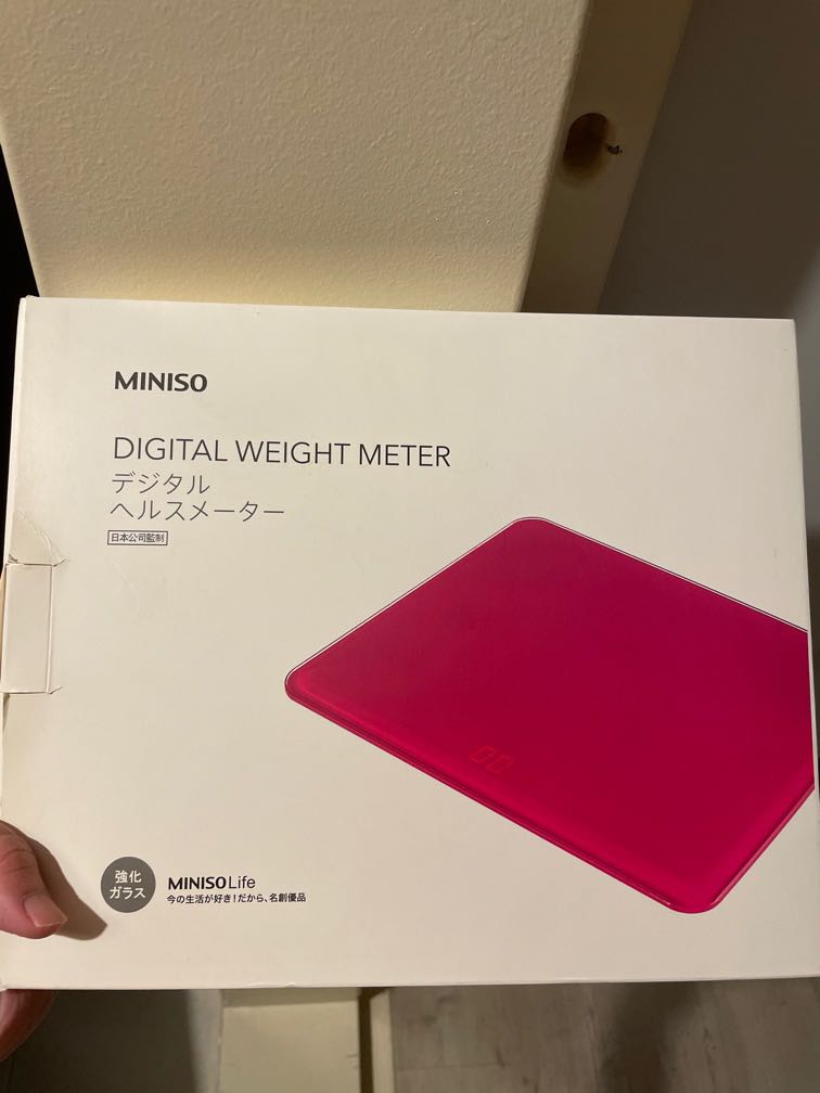 BNIB Miniso weighing scale, Health & Nutrition, Health Monitors ...