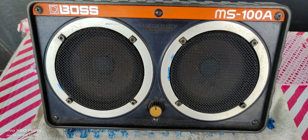 BOSS VINTAGE MONITOR AMP & SPEAKER MS100 & MA15A, Hobbies & Toys, Music ...