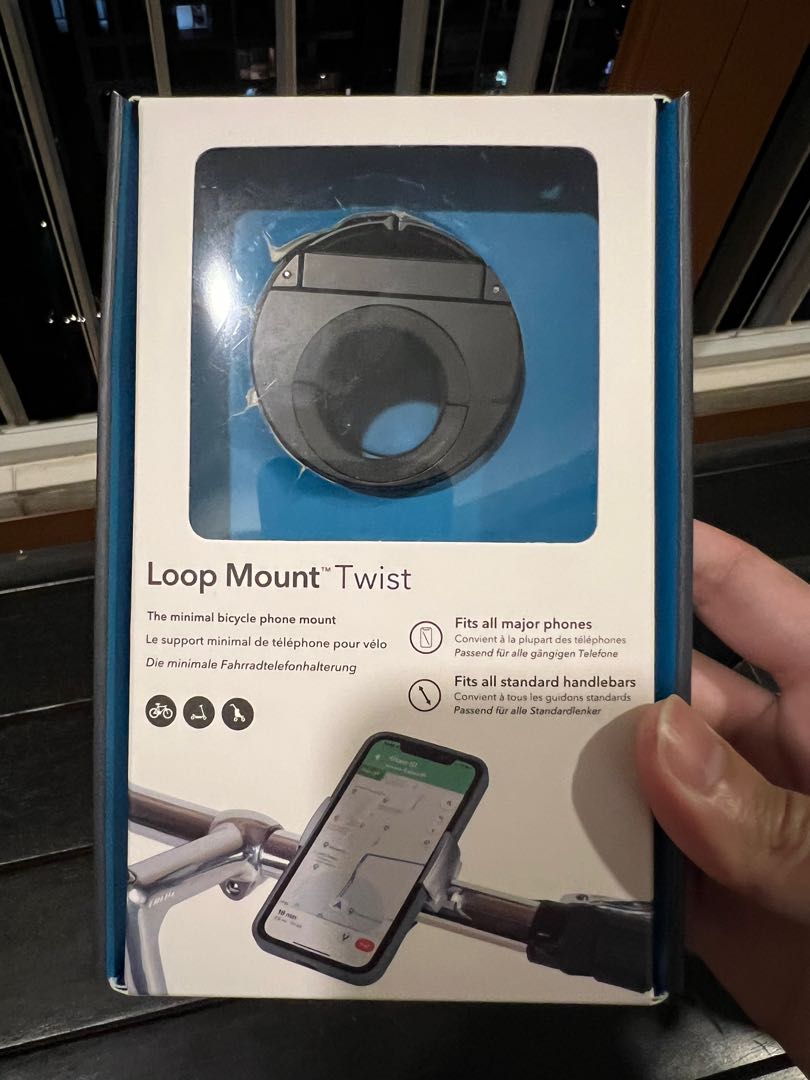 Brompton Loop Mount Twist mobile phone holder, Sports Equipment, Bicycles & Parts, Bicycles on ...