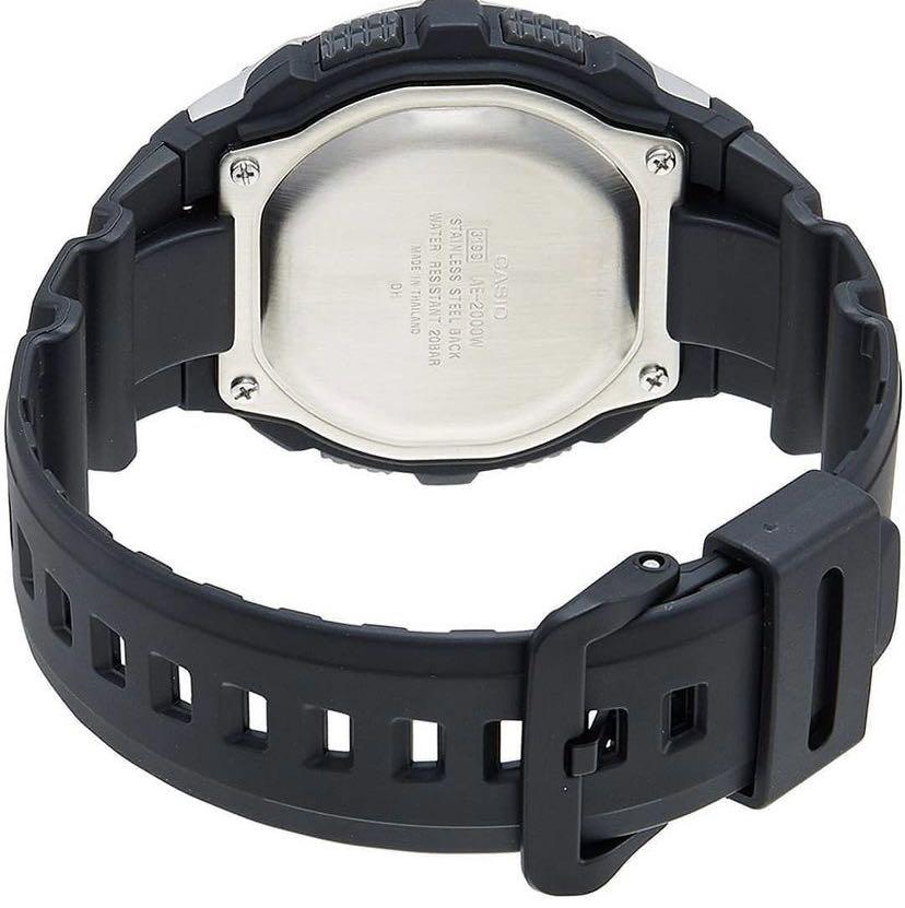 Casio AE-2000W-1B Digital Quartz AE2000W-1B Illuminator AE2000 Brand ...