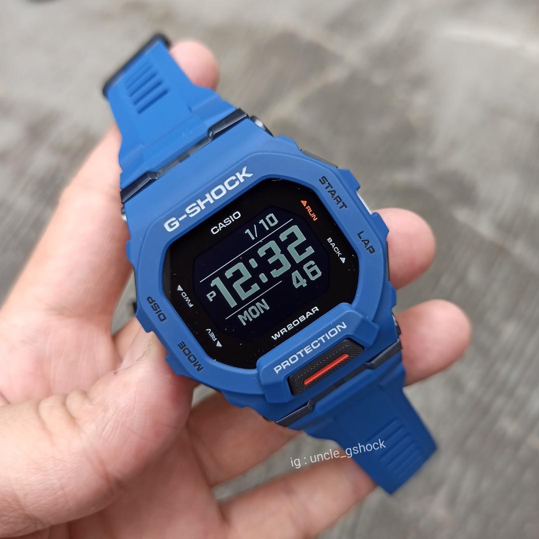 Casio G-shock GBD-200-2DR Gshock GBD200 Original, Fesyen Pria, Jam ...