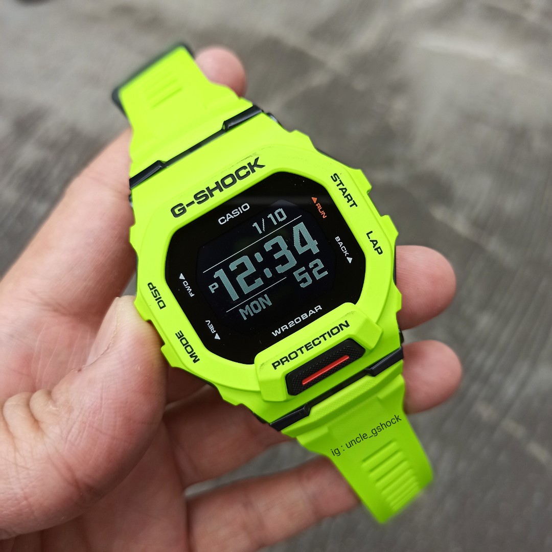 Casio G-shock GBD-200-9DR Gshock GBD200 Original, Fesyen Pria, Jam ...