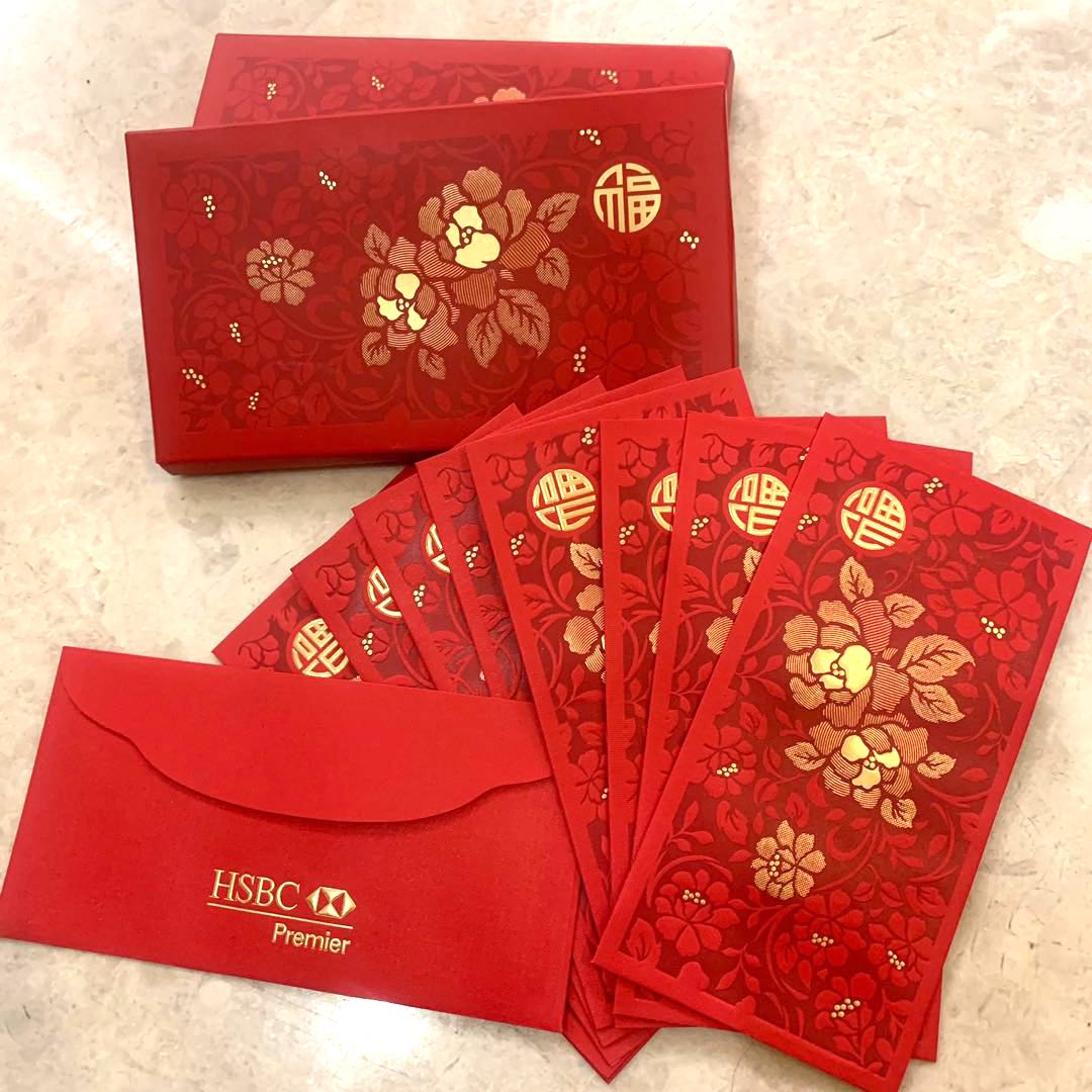HSBC Premier Ang Bao Red Packet CNY, Women's Fashion, Bags & Wallets ...