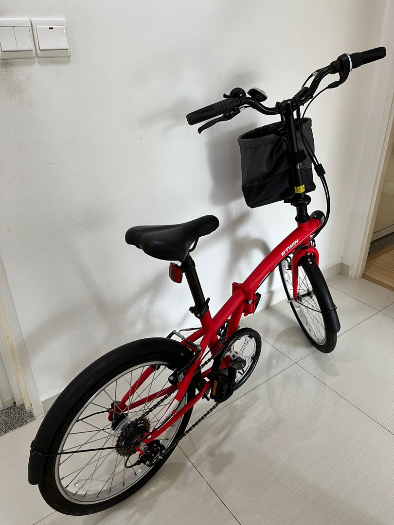 Decathlon Btwin Foldable Bike, Sports Equipment, Bicycles & Parts ...