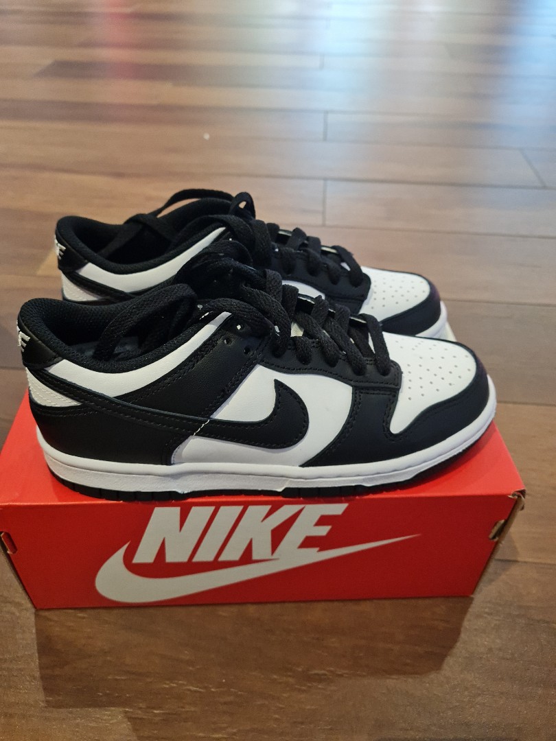 Dunk low Panda GS (4Y), Women's Fashion, Footwear, Sneakers on Carousell
