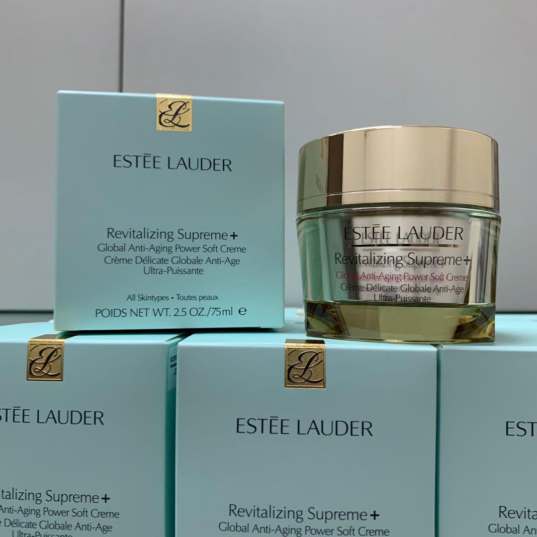 Estee Lauder Revitalizing Supreme + Global Anti-Aging Power Soft Cream ...