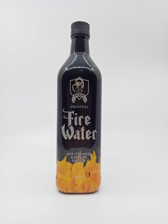 Fire Water Hot Cinnamon Flavored Schnapps Liqueur, Food & Drinks ...