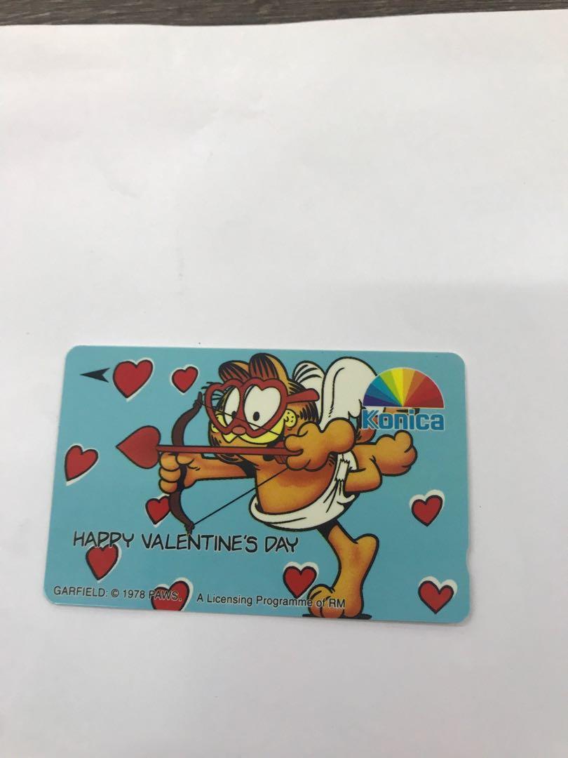 Garfield Valentine’s Day card, Hobbies & Toys, Memorabilia ...