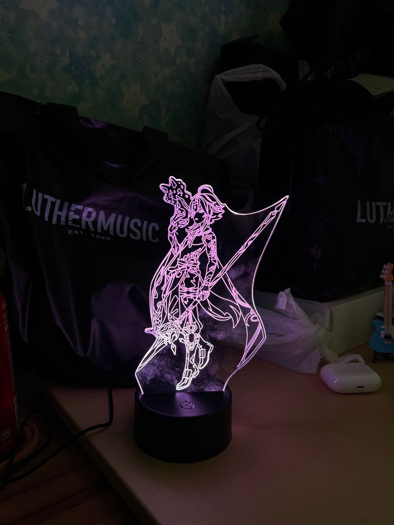 Genshin Impact Lightable Xiao Standee, Hobbies & Toys, Toys & Games on ...