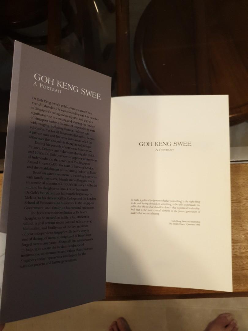 Goh Keng Swee. A Portrait, Hobbies & Toys, Memorabilia & Collectibles ...