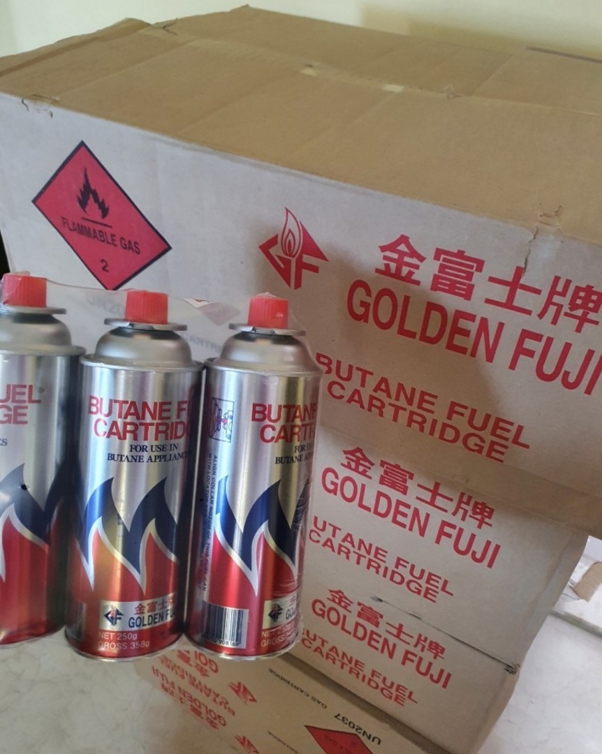 Golden Fuji Butane Gas Fuel Can Cartridge (Carton), TV & Home ...