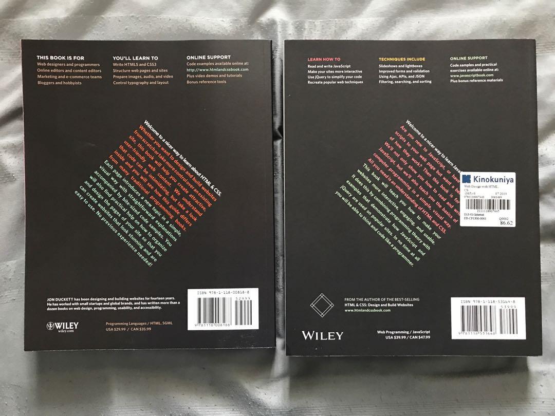 HTML&CSS and JAVASCRIPT& JQUERY, Hobbies & Toys, Books & Magazines, Children's Books on Carousell