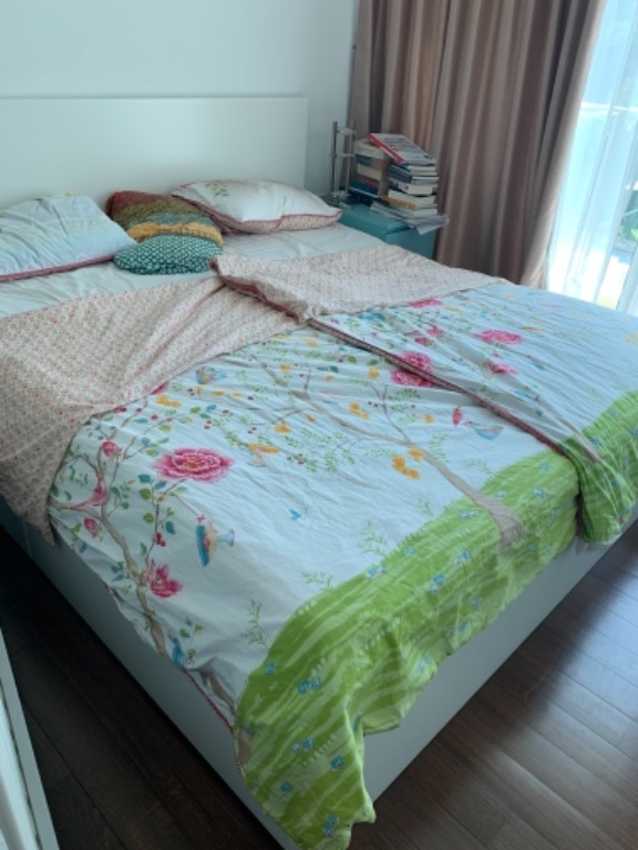 Ikea bed 2m X 2m With drawers, Furniture & Home Living, Furniture, Bed ...