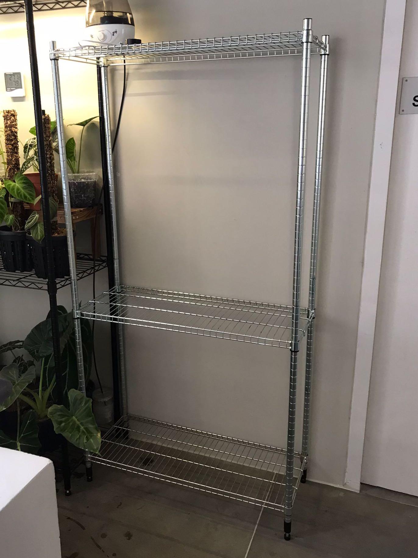 IKEA OMAR Metal Rack, Furniture & Home Living, Furniture, Shelves ...