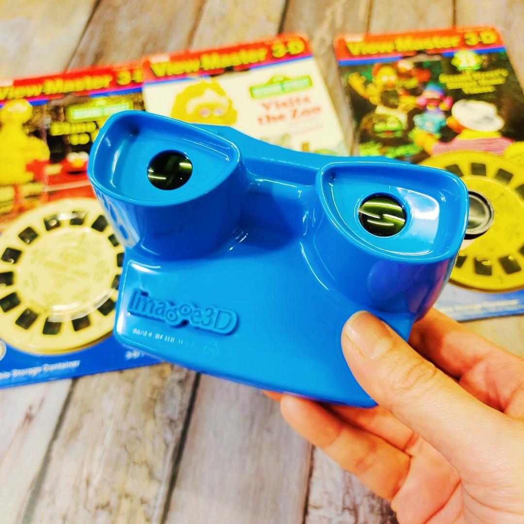 美國 image 3D QBE 立體 幻燈片機 芝麻街 Viewmaster 3D幻燈片 elmo 絕版 限定 稀少 玩具, 書籍、休閒與玩具 ...