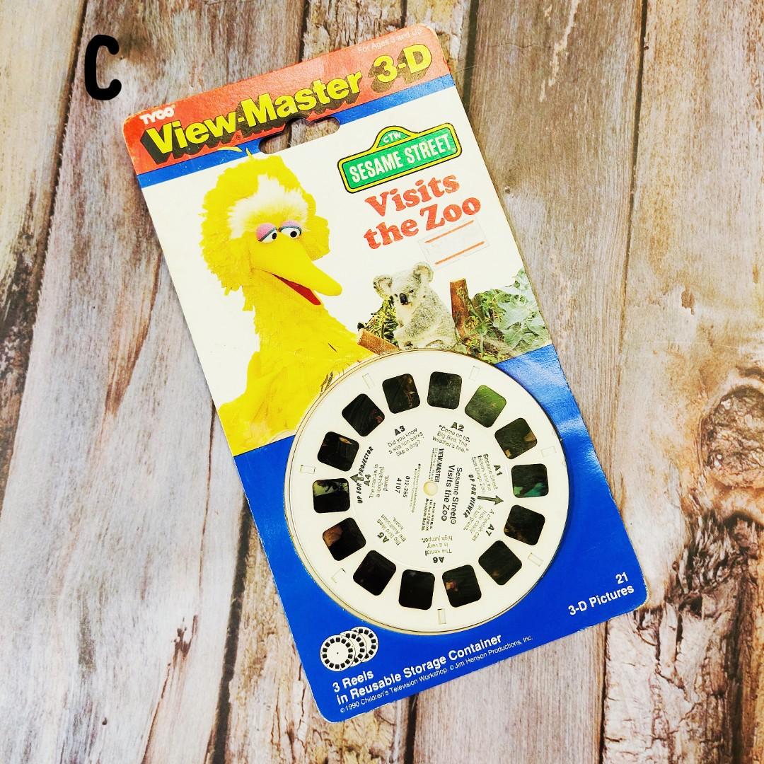 美國 image 3D QBE 立體 幻燈片機 芝麻街 Viewmaster 3D幻燈片 elmo 絕版 限定 稀少 玩具, 書籍、休閒與玩具 ...