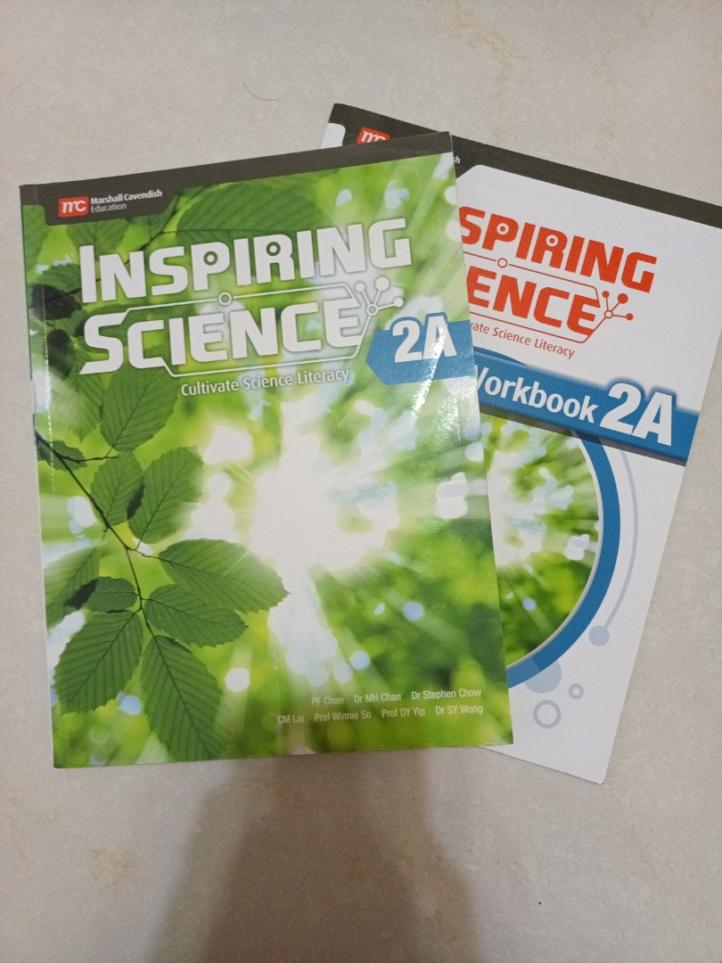 inspiring science 2A 2B (textbook & workbook), 興趣及遊戲, 書本 & 文具, 教科書 ...