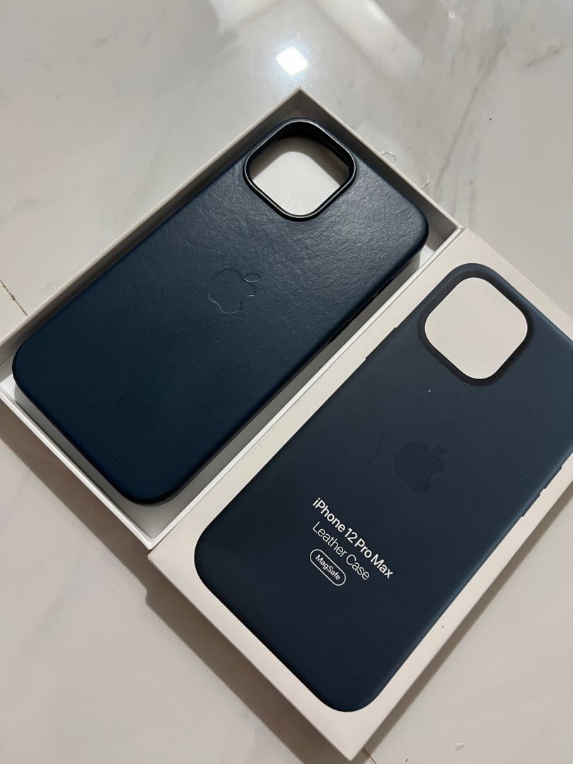 IPHONE 12 PRO MAX ORIGINAL LEATHER MAGSAFE CASE, Mobile Phones ...