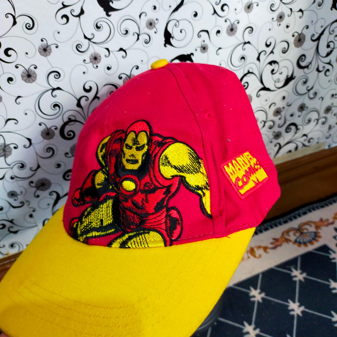 Iron man cap, Babies & Kids, Babies & Kids Fashion on Carousell