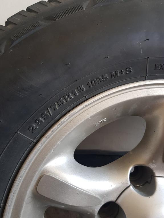 Isuzu Crosswind Mags and Tires, Car Parts & Accessories, Mags and Tires ...