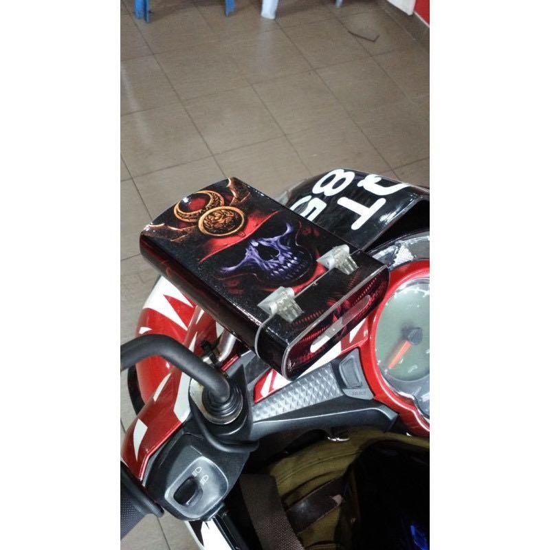 IU unit sticker, Motorcycles, Motorcycle Accessories on Carousell