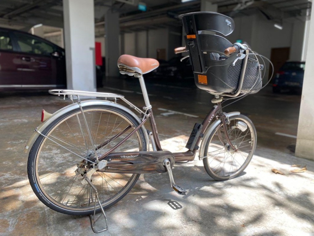 Japanese Post Bicycle with built-in child seat, Sports Equipment ...