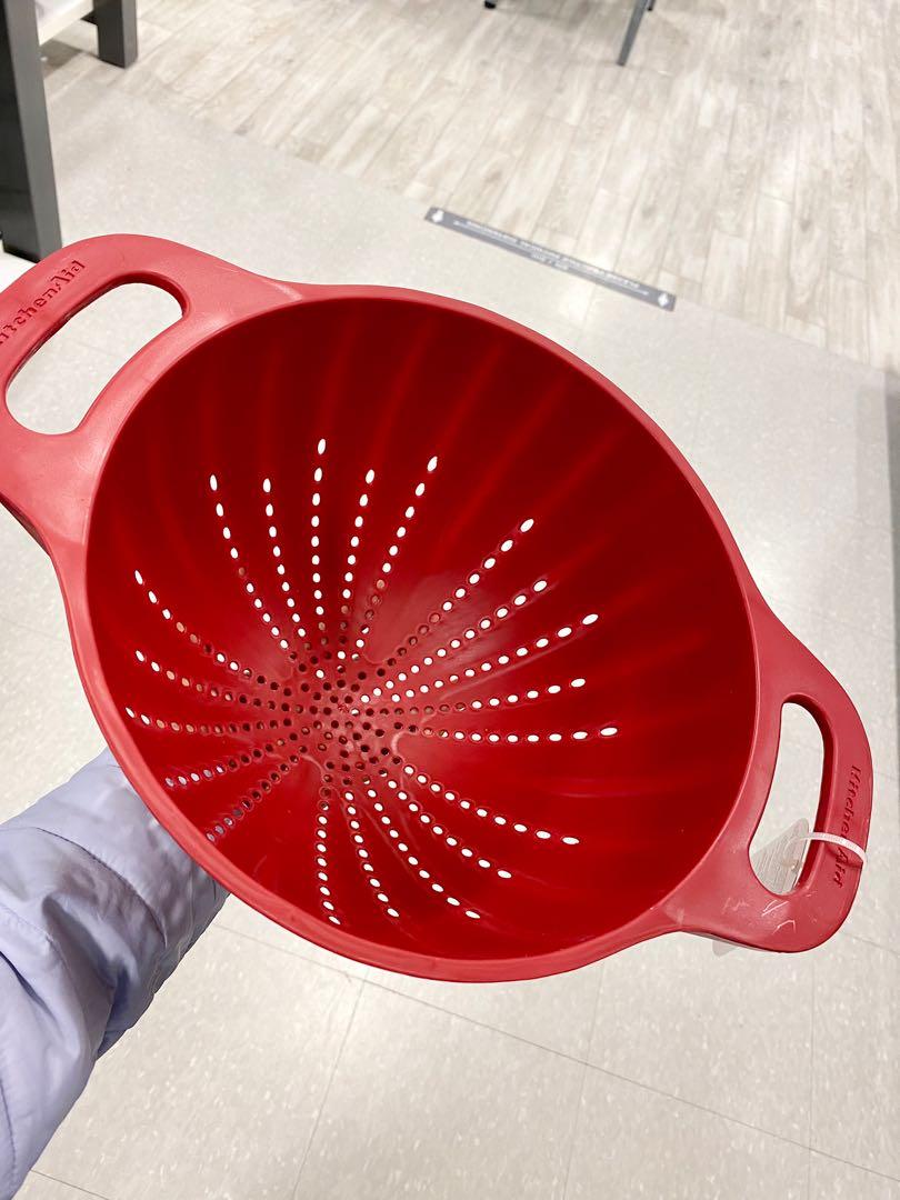 KitchenAid 5 quart Colander, red, Furniture & Home Living, Kitchenware ...