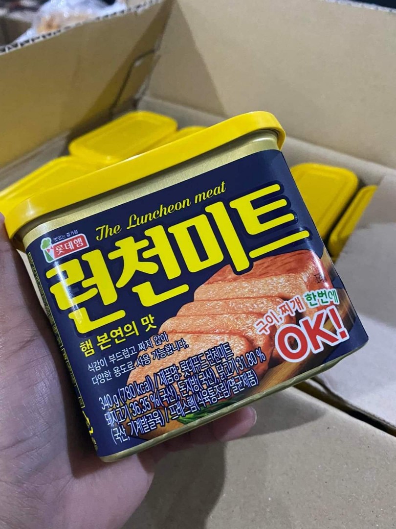 Korean Luncheon Meat, Food & Drinks, Packaged & Instant Food on Carousell