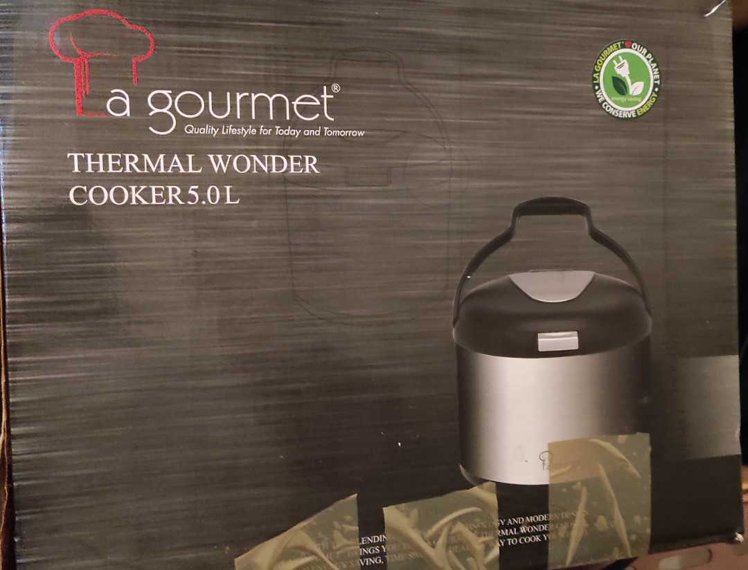 La Gourmet Thermal Wonder Cooker 5.0L, TV & Home Appliances, Kitchen ...