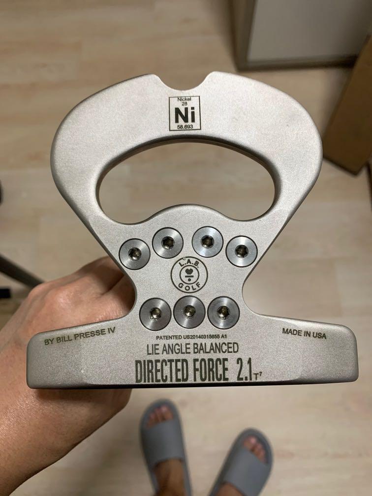 LAB Golf Lie Angle Balanced Nickel 34 inch Golf Putter, Sports ...